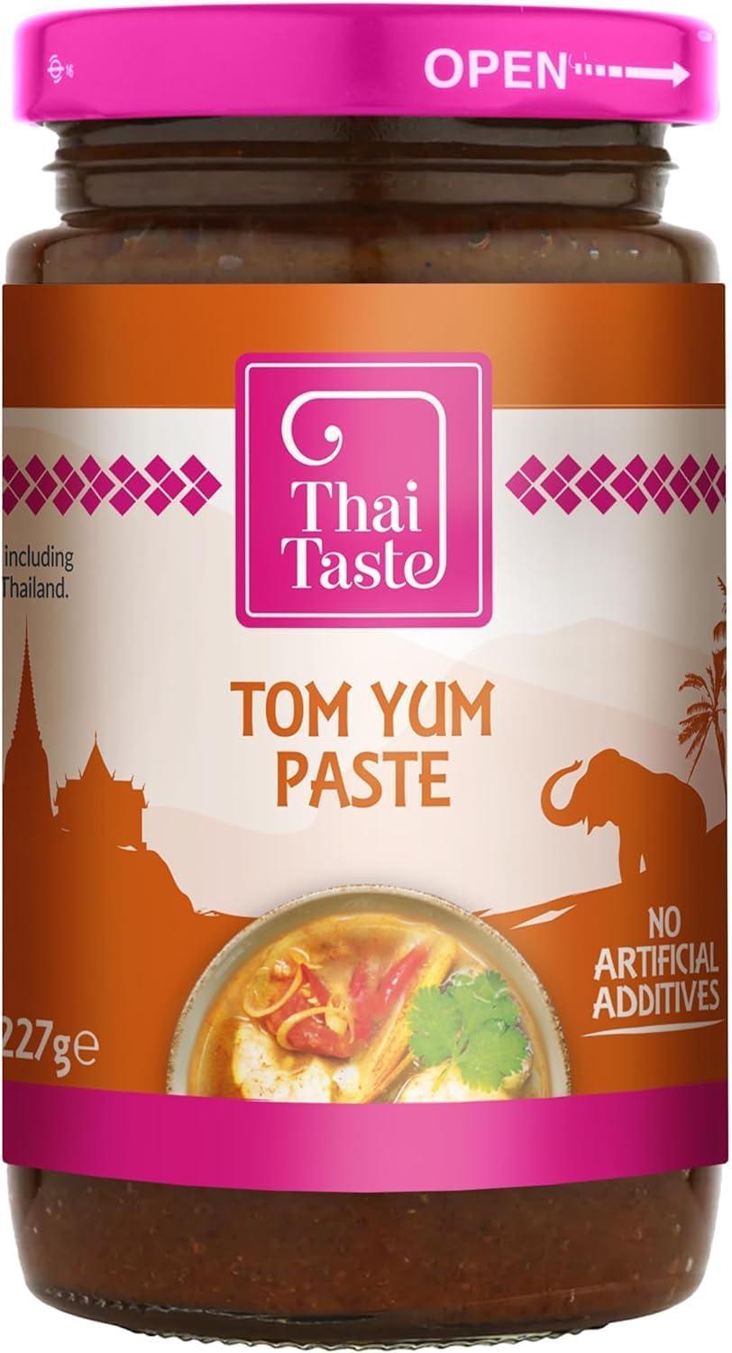 Thai Taste Tom Yum Paste 227g Pack of 3 with World Food Shop Scoop ...