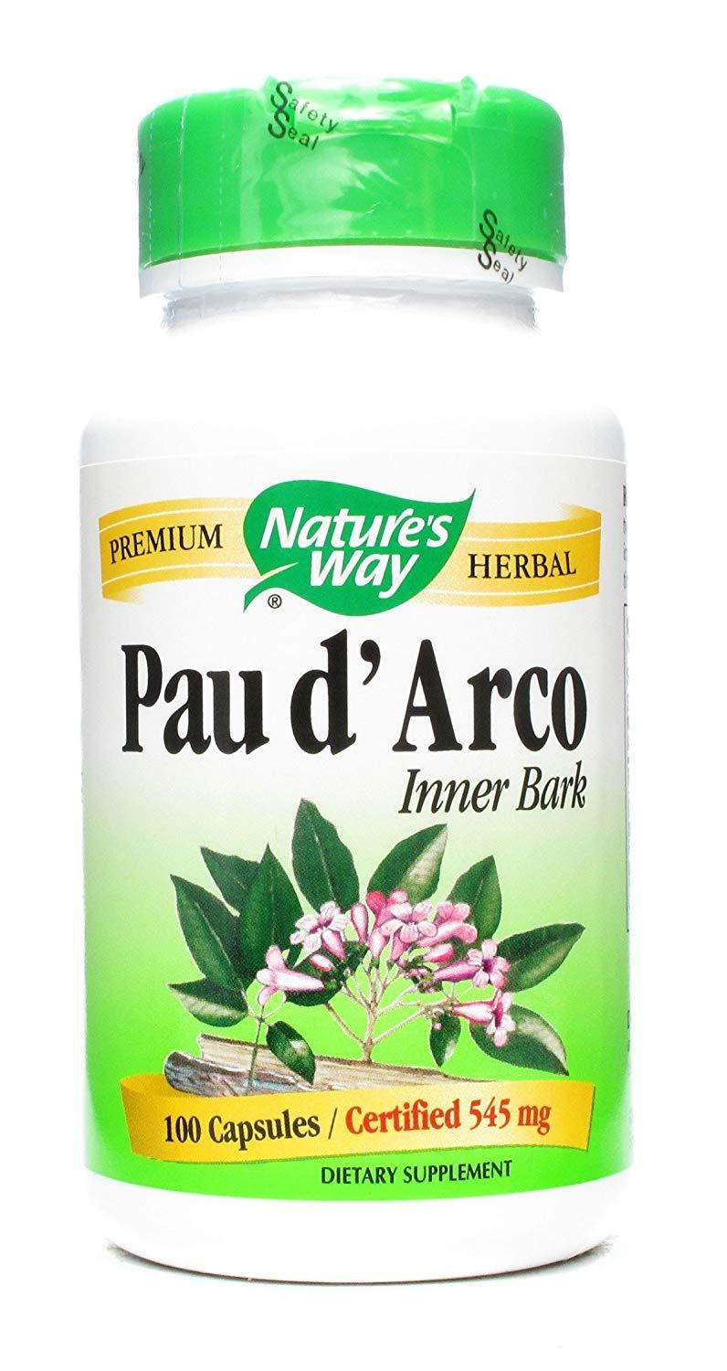 Nature's Way PAU D'arco Capsules - 100 Count | Buy Now with Express ...