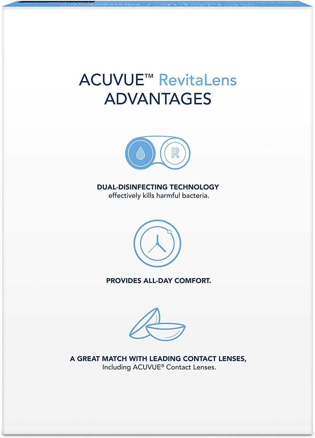 ACUVUE RevitaLens Multi-Purpose Solution 10 oz - Pack of 2 ...