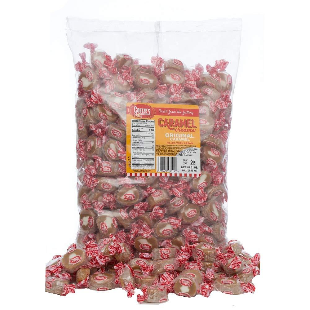 Goetze's Candy Vanilla Caramel Creams - 5lb Bag (80oz) - Fresh from the ...