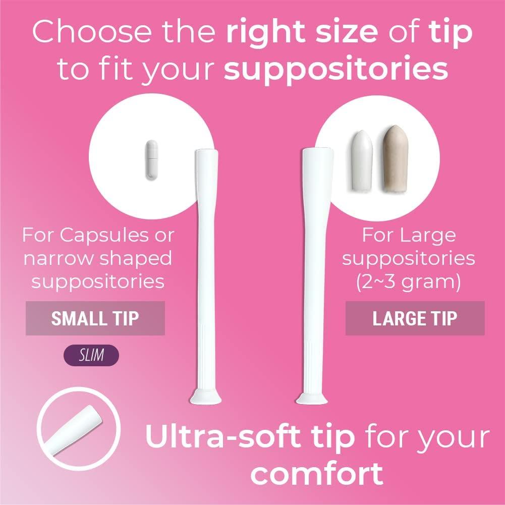 Natureland Vaginal Suppository Applicators - 20 Pack for Women - USA ...