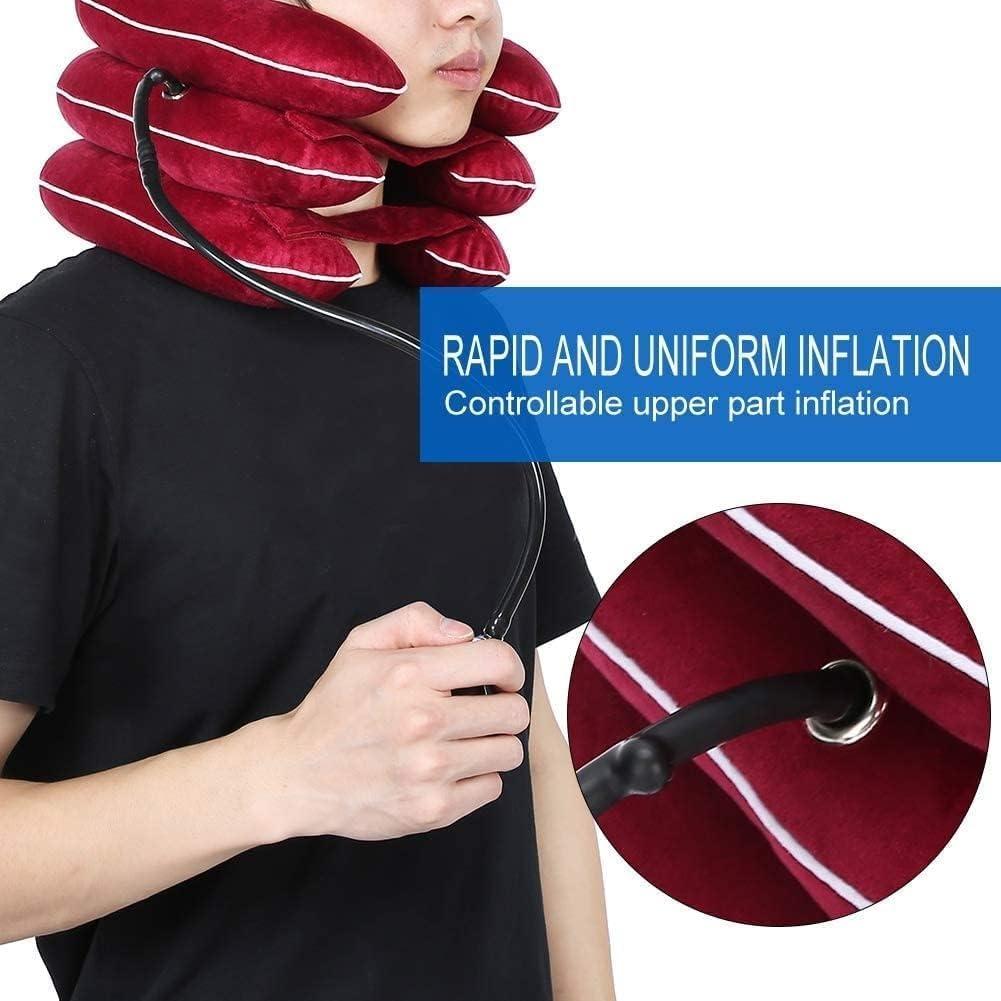 Jlasdr Neck Protection Air Inflatable Neck Ruff - Cervical Spine ...