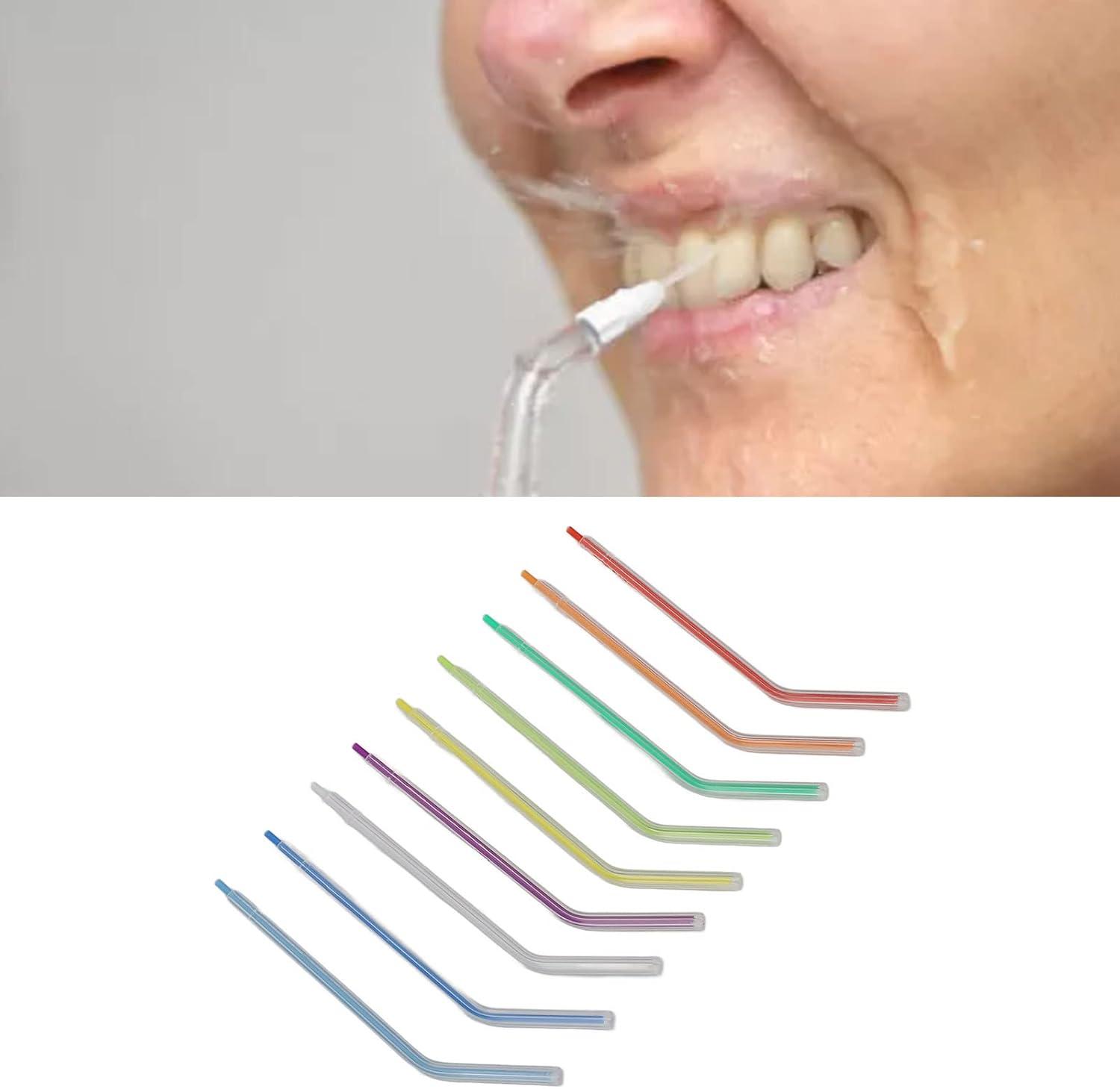Dental Air Pump | 250 One-Way Air Water Syringe Tips | Colorful 3-Way ...