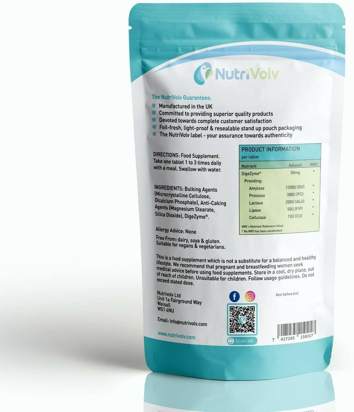 DigeZyme Digestive Enzymes 120 Tablets - Supports Gut Health ...