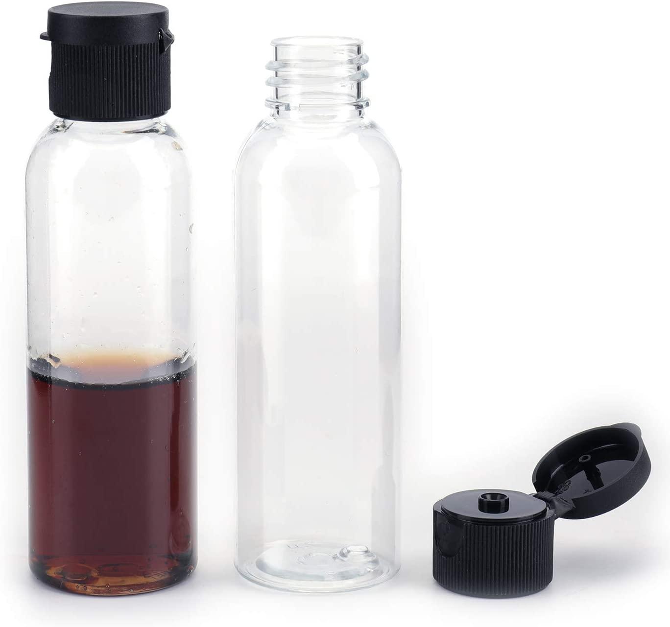 Bekith 30 Pack 2 oz Clear Travel Bottles with Flip Cap and Funnels ... Bekith 30 Pack 2 oz Clear Travel Bottles with Flip Cap and Funnels ...