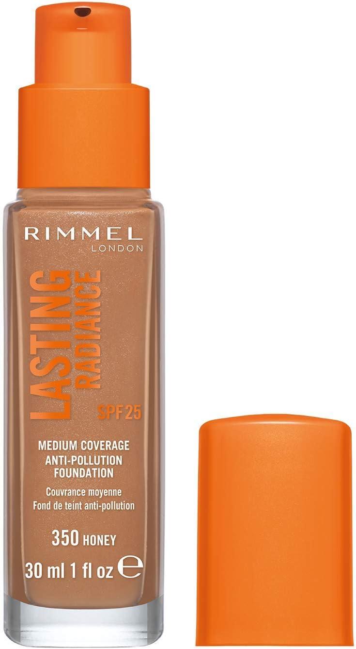 Rimmel Lasting Radiance Medium Coverage Anti Pollution Foundation SPF ...