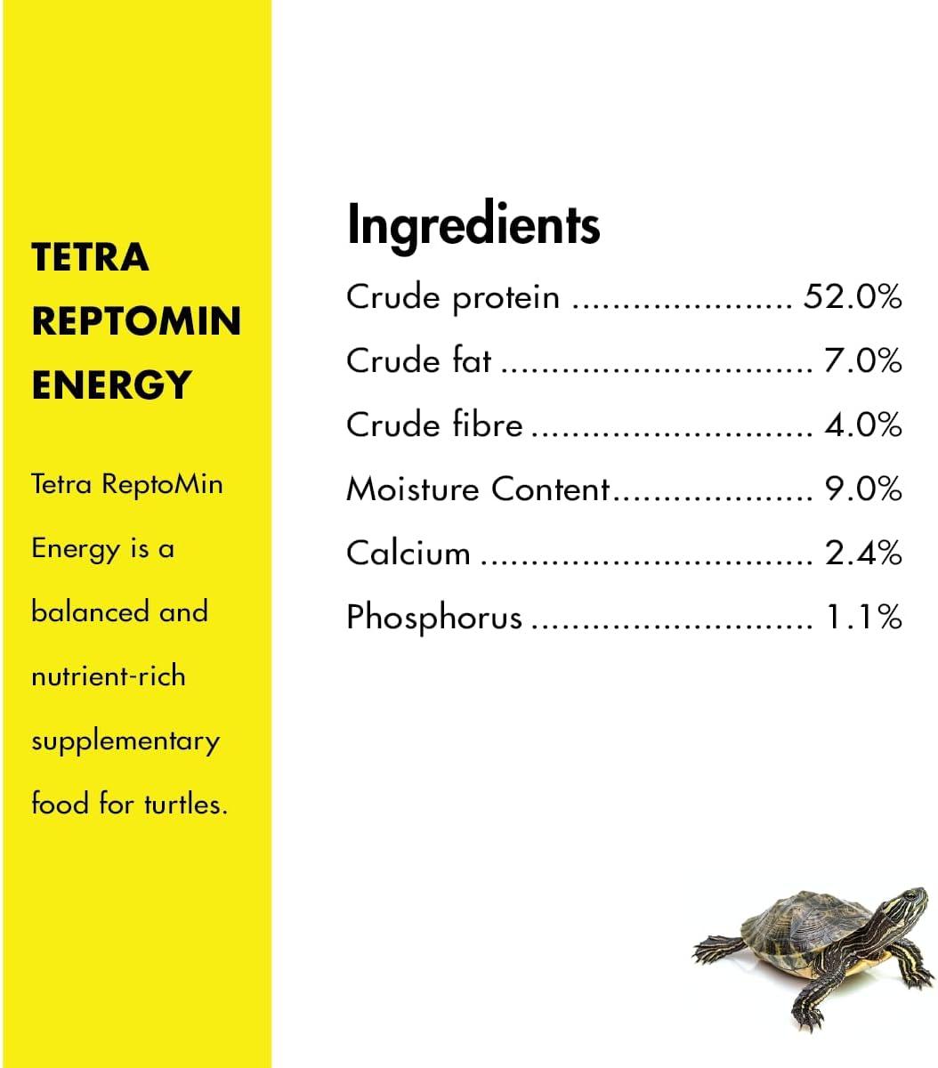 Tetra ReptoMin Energy Complete Turtle Food for All Water Turtles 100 ml ...