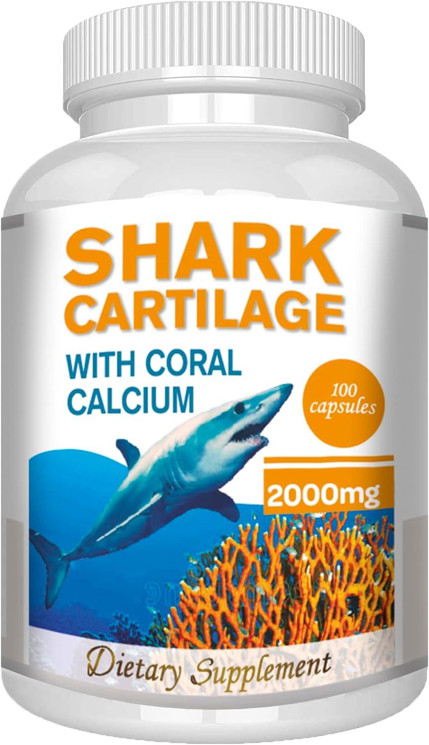 Coral Calcium Super Strength with Cartilague 100 Capsules - 2000mg ...