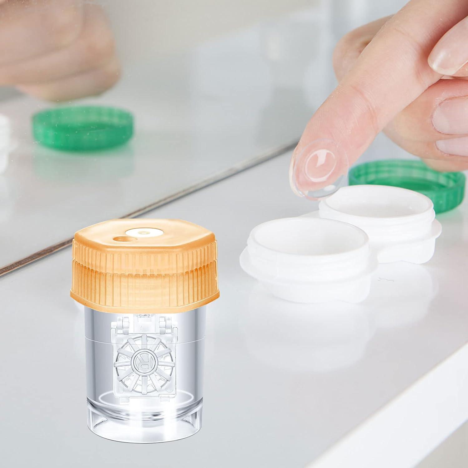 5 Pcs Contact Lens Cases Contact Lens Cleaner Washer Portable Manual ...