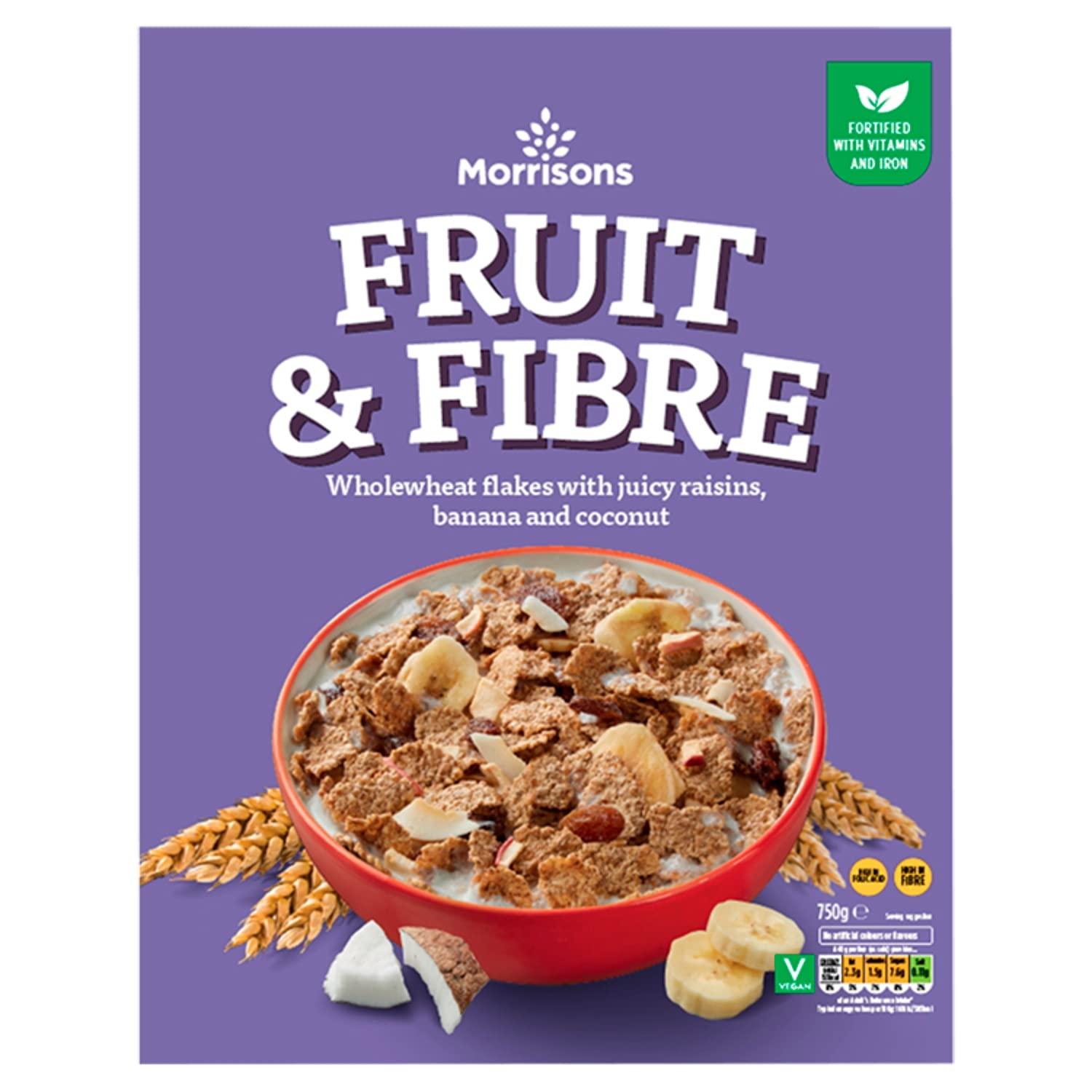 Morrisons Fruit and Fibre Flakes 750g | Buy Now with Express ...
