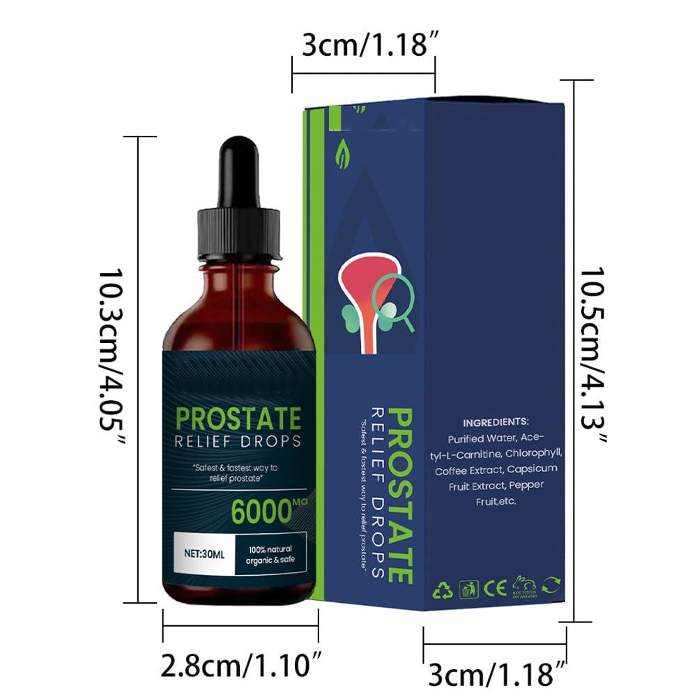 30ml Prostate Health Drops for Men | Supports Bladder Control & Urinary ...