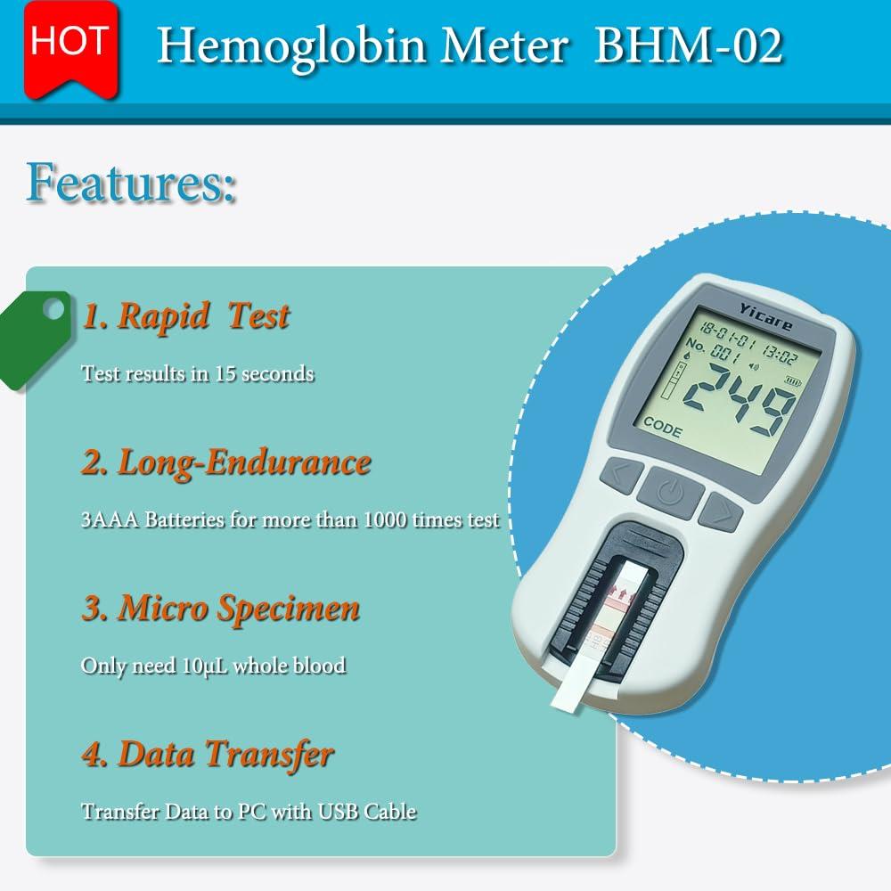 Healthcaretuye Hb Hemoglobin Meter Hemoglobin Test Meter | Buy Now with ...