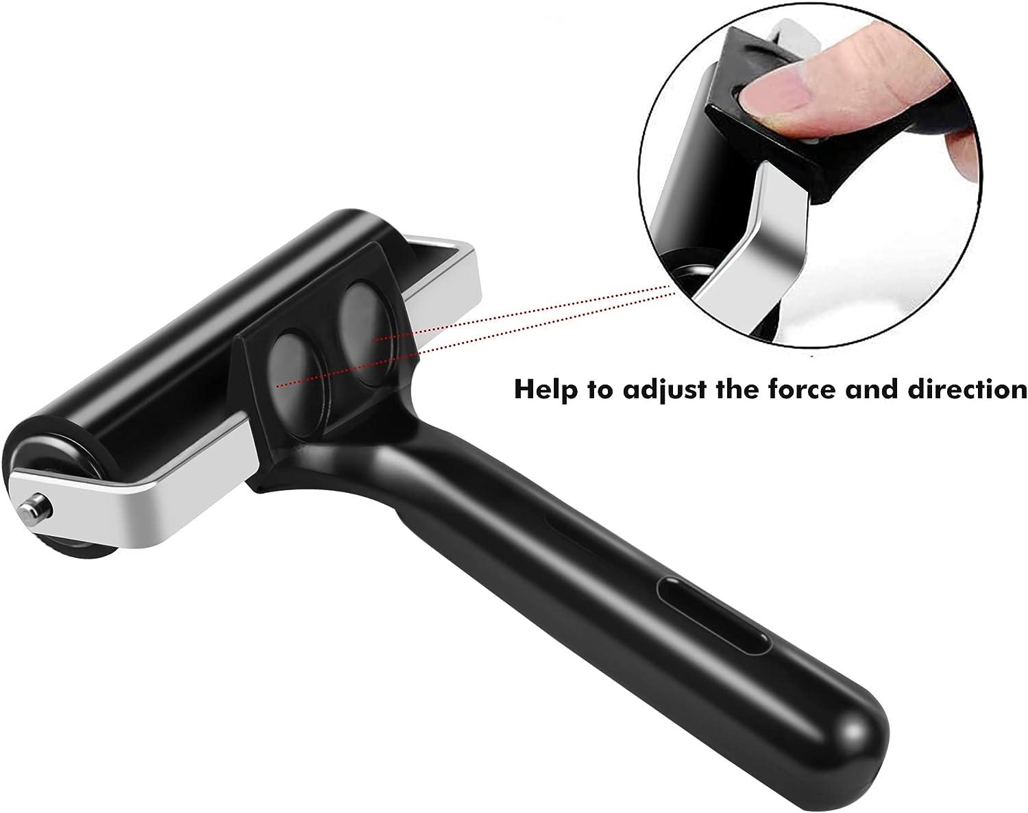 Lydia's Deal 4-Inch Black Rubber Roller Brayer for Printmaking ...