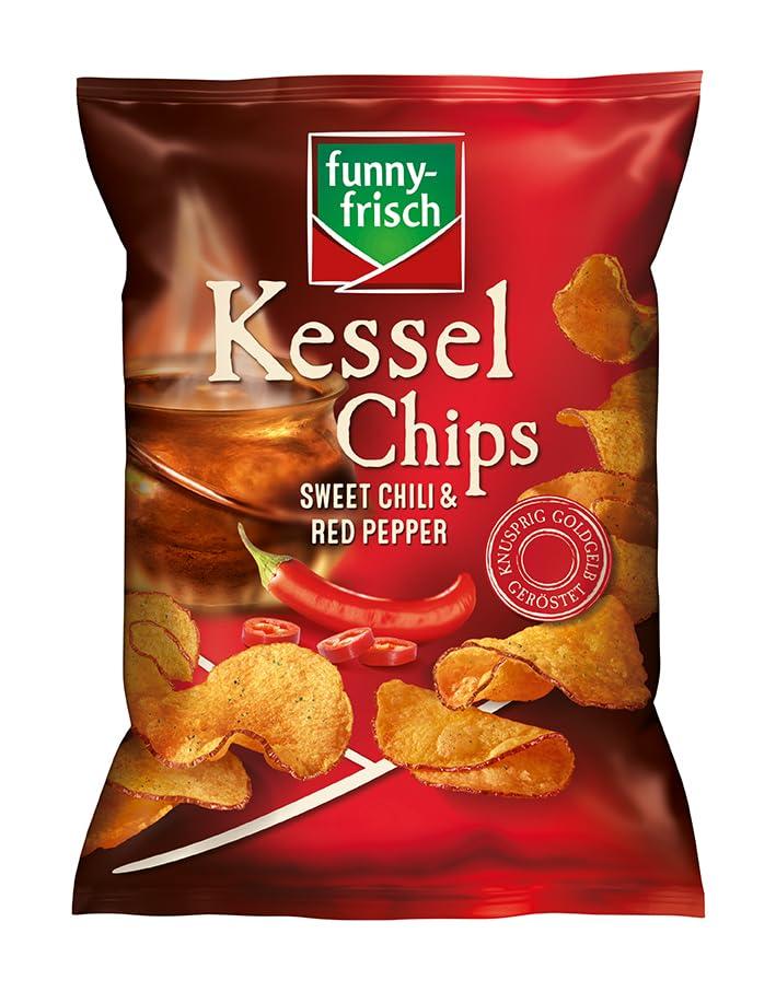 Funny Frisch Kessel Chips Sweet Chili & Red Pepper 10-Pack - 10 x 120g ...