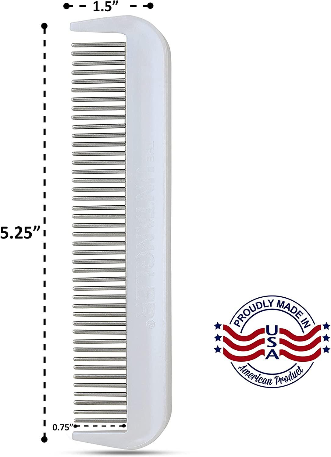 Cat Comb with Rotating Teeth - Gentle Mat Clearing (5 Ultra Fine & 7 ...