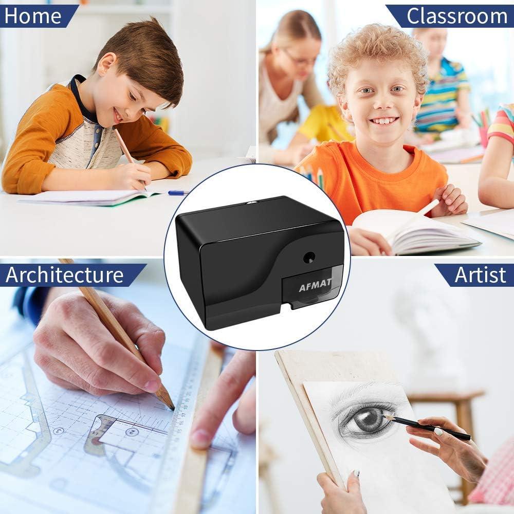 AFMAT Electric Pencil Sharpener Heavy Duty Pencil Sharpeners Colored ...