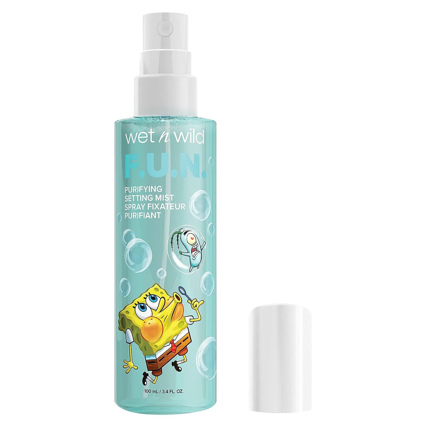 Wet n Wild SpongeBob Squarepants Purifying Setting Mist - F.U.N Face ...