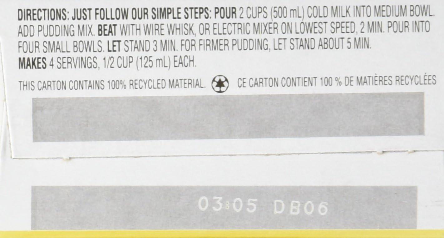 jello pudding box instructions