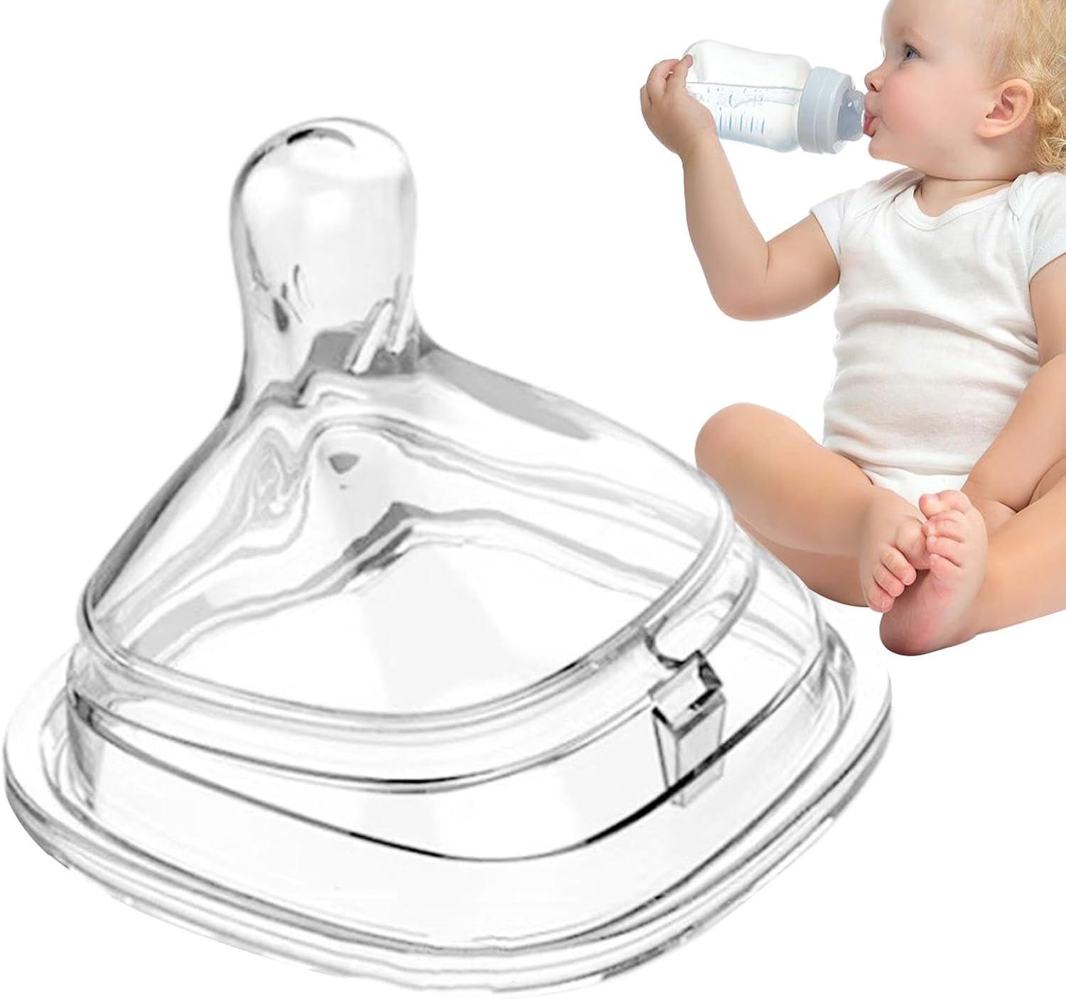Goovafur Breast-like Pacifier | Silicone Nipple Protection for ...