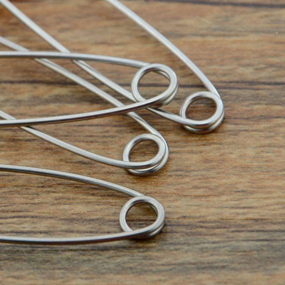50Pcs Smiling Face Safety Pins with Plastic Head and Stainless Steel ...