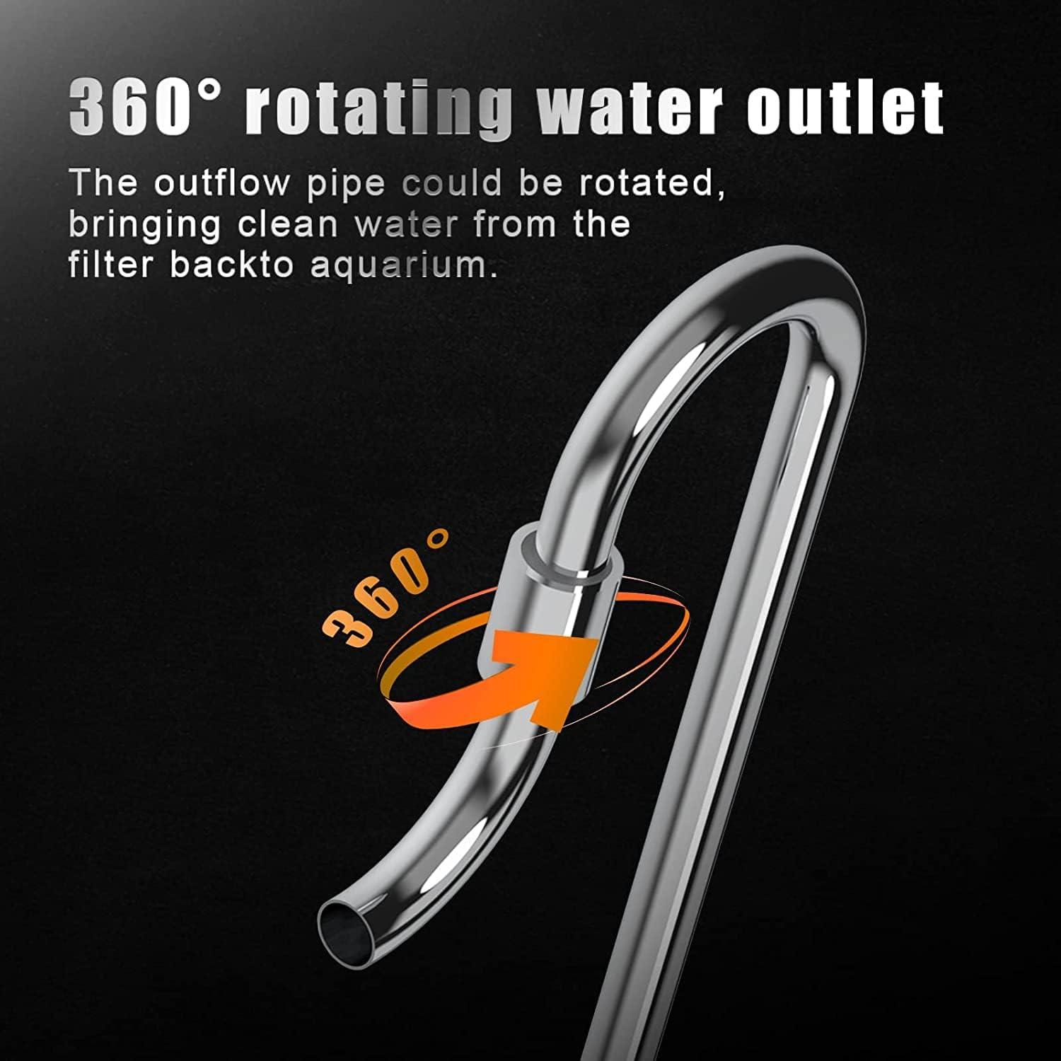 Fzone Stainless Steel Lily Pipe Inlet & Outlet - Perfect for 12/16mm ...