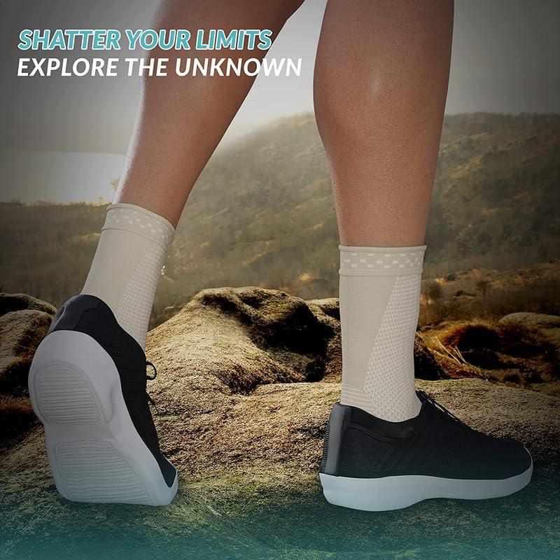 Modvel Foot & Ankle Brace Socks - Compression Sleeve for Sprained Ankle ...