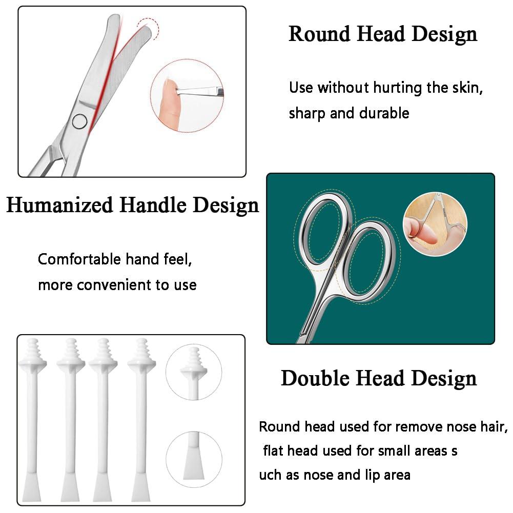 Nose Wax Applicators & Hair Removal Kit - 81 Pieces | Chopsticks Strips ...