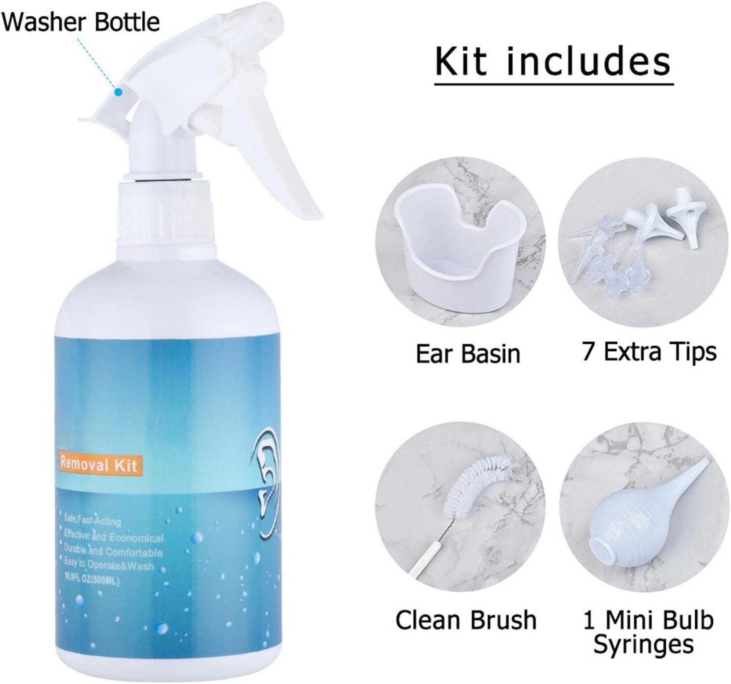 Ear Wax Water Cleaner Kit with Disposable Tips for Men and Women - Ear ...