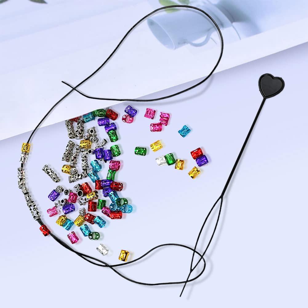 Teemico 6 Pack Quick Beader for Easy Bead Loading/Automatic Hair Beader ...