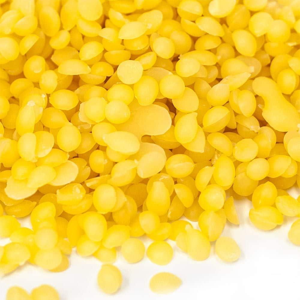 Beesworks Yellow Beeswax Pellets - 2 lb for DIY Projects and Crafts ...