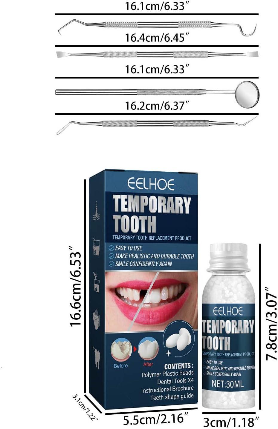 WTTFC Multifunctional Temporary Tooth Repair Set | Degradable Thermal ...