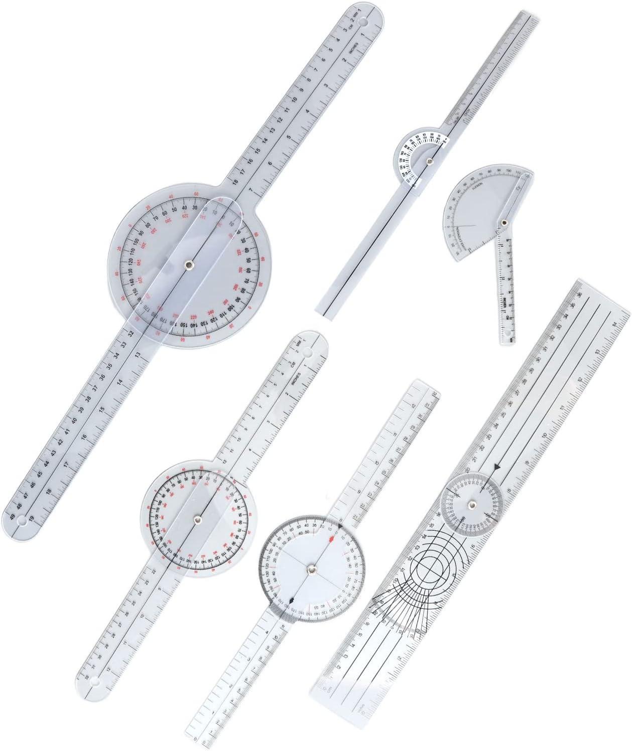 Finger Goniometer PVC Durable Physical Goniometer Light Weight ...