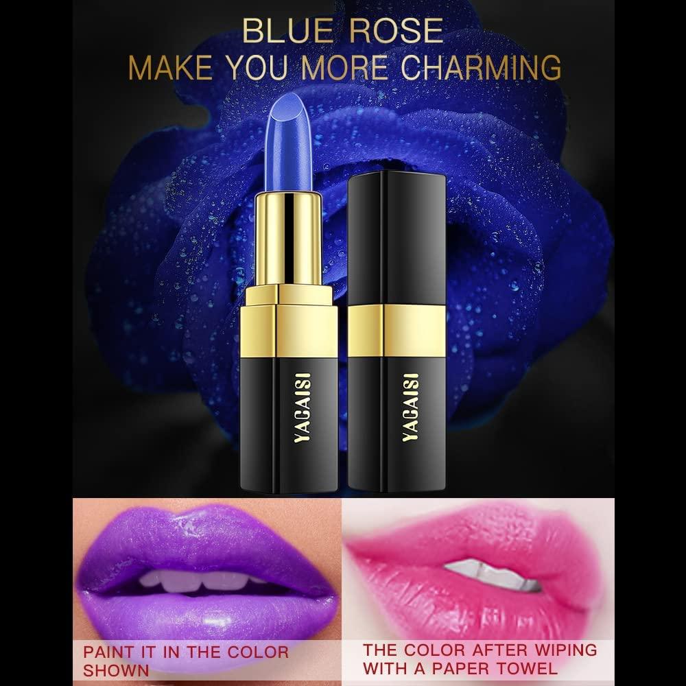 Go Ho Blue Magic Lipstick Shimmer Color Changing Lip Balm for Women 0 ...