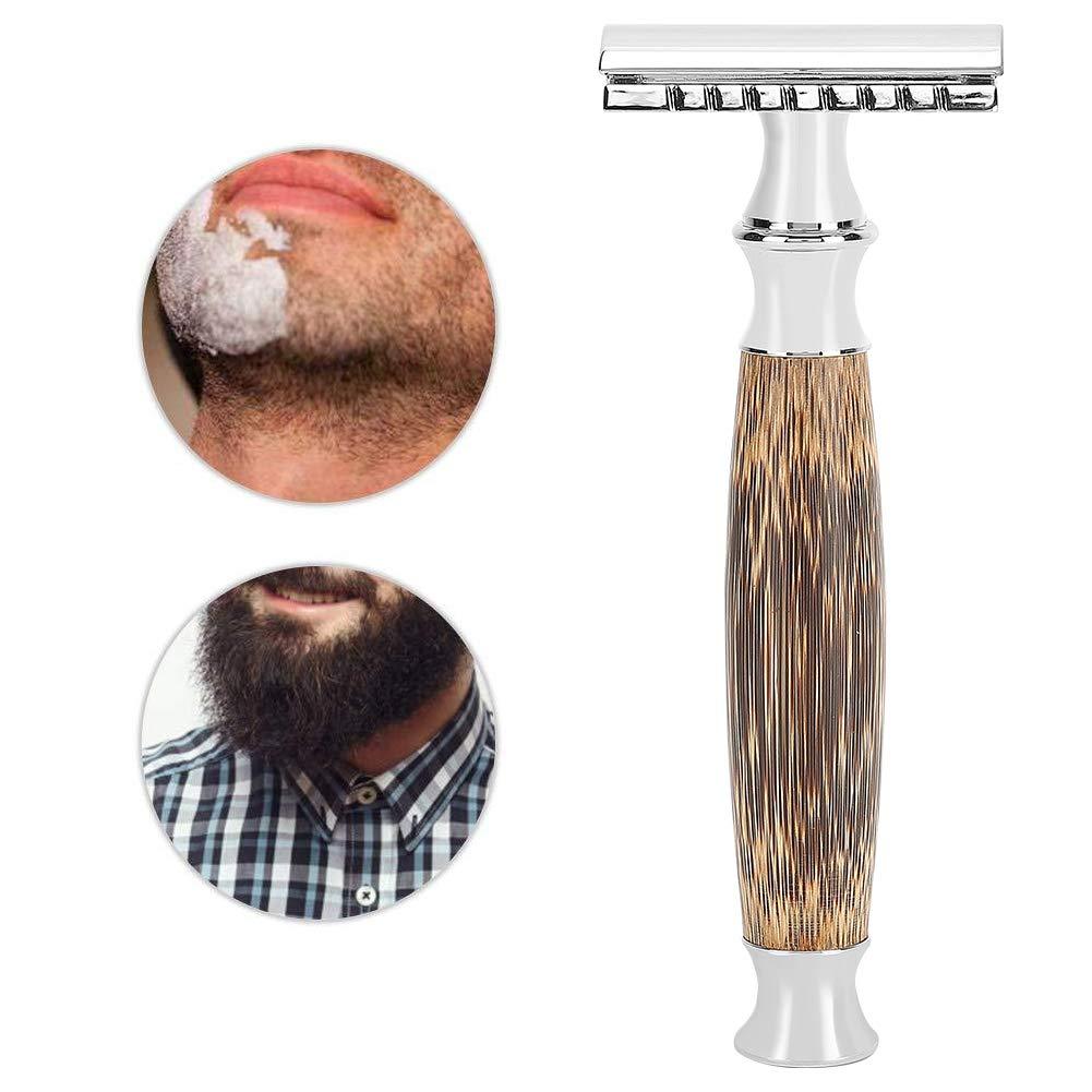 Professional Double Edge Safety Razor with Bamboo Handle | Portable ...