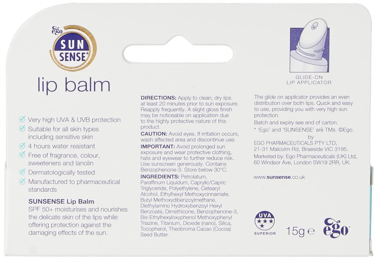 SunSense SPF50 Lip Balm 15g for Ultimate Sun Protection | Buy Now with ...
