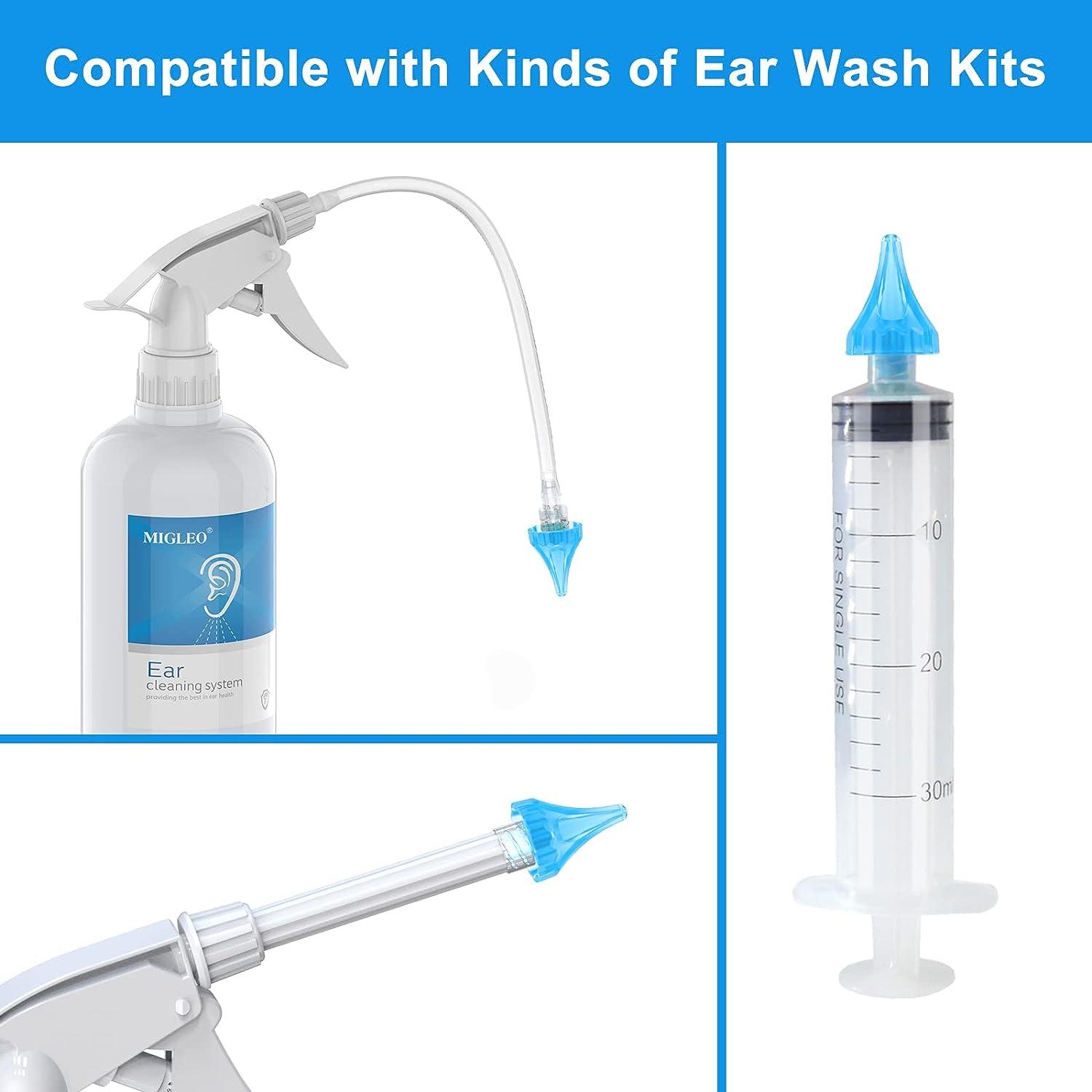 12 Pcs Ear Irrigation Tips for Comfortable & Safe Ear Wax Removal Kit ...