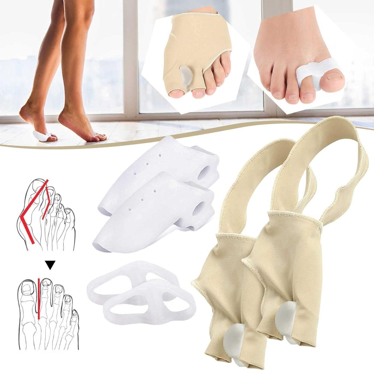Orthopedic Corrector Toe Separator Set for Men & Women - 6 Pack Big Toe ...