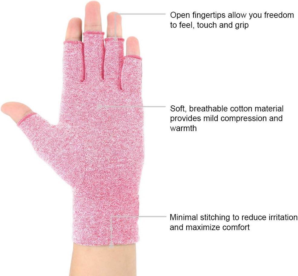 2 Pairs Arthritis Compression Gloves for Pain Relief - Warmth & Support ...
