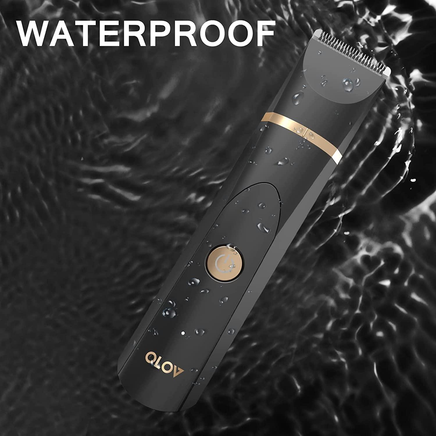 OLOV Electric Groin Hair Trimmer for Men - Ball & Nose Hair Trimmer ...