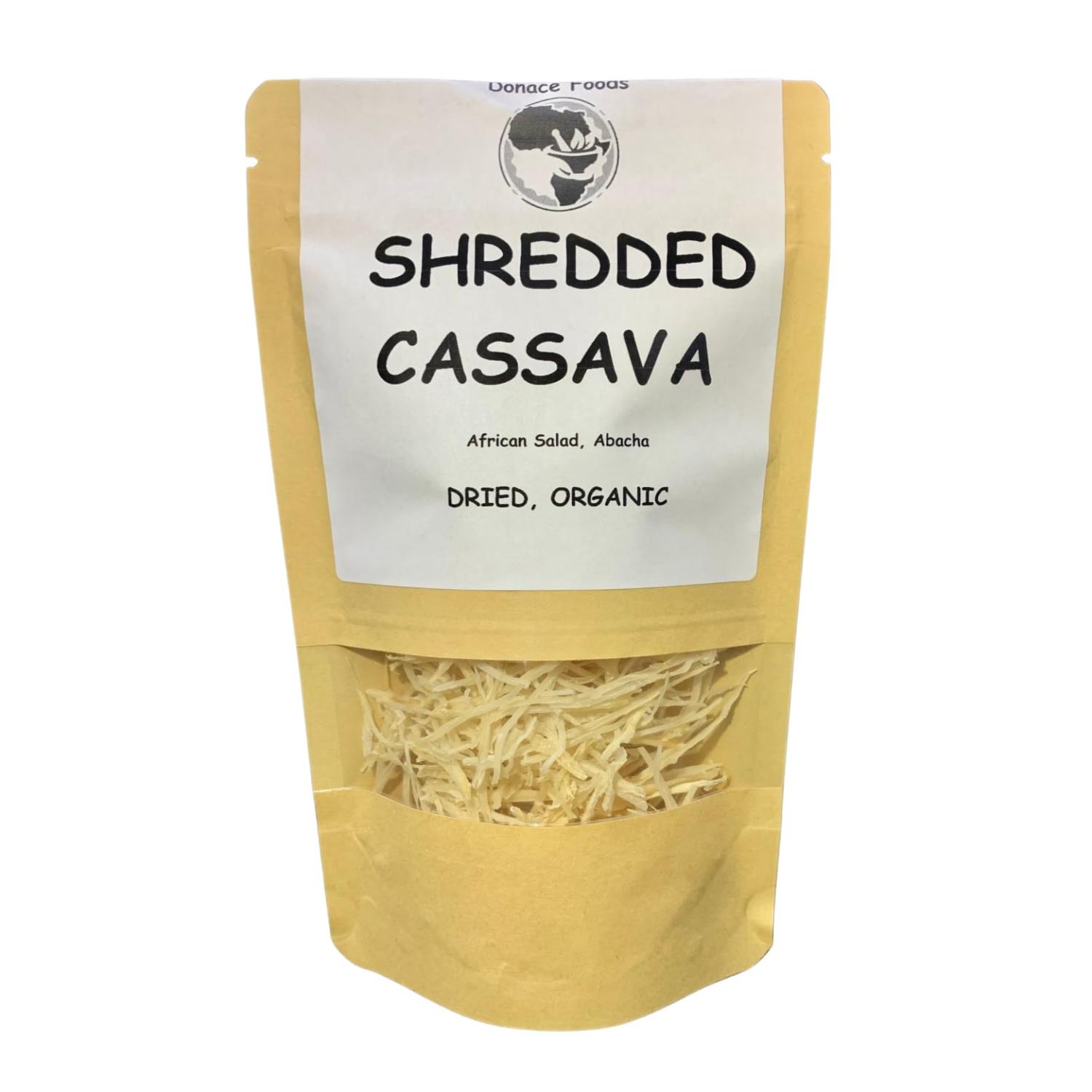 DONACE Foods African Salad Shredded Cassava Abacha (200 g) 200.00 g ...