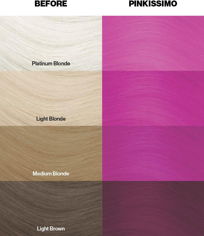 Crazy Color Vibrant Pinkissimo Semi-Permanent Hair Dye Duo. Highly ...