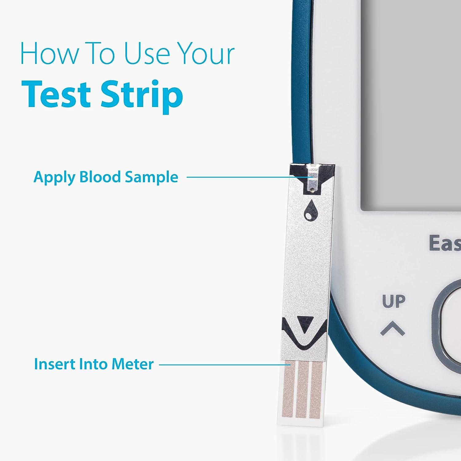 HealthPro Glucose Monitoring Meter with Lancing Device & 10 Lancets ...