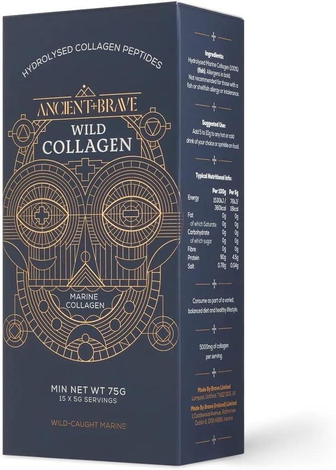 Ancient + Brave Wild Collagen Sachets 15 x 5g - Wild Caught Marine ...