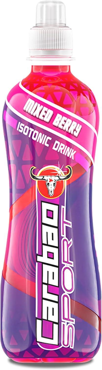 Carabao Sport Energy Drink Mixed Berry 4 x 500ml Bottles Case Isotonic ...