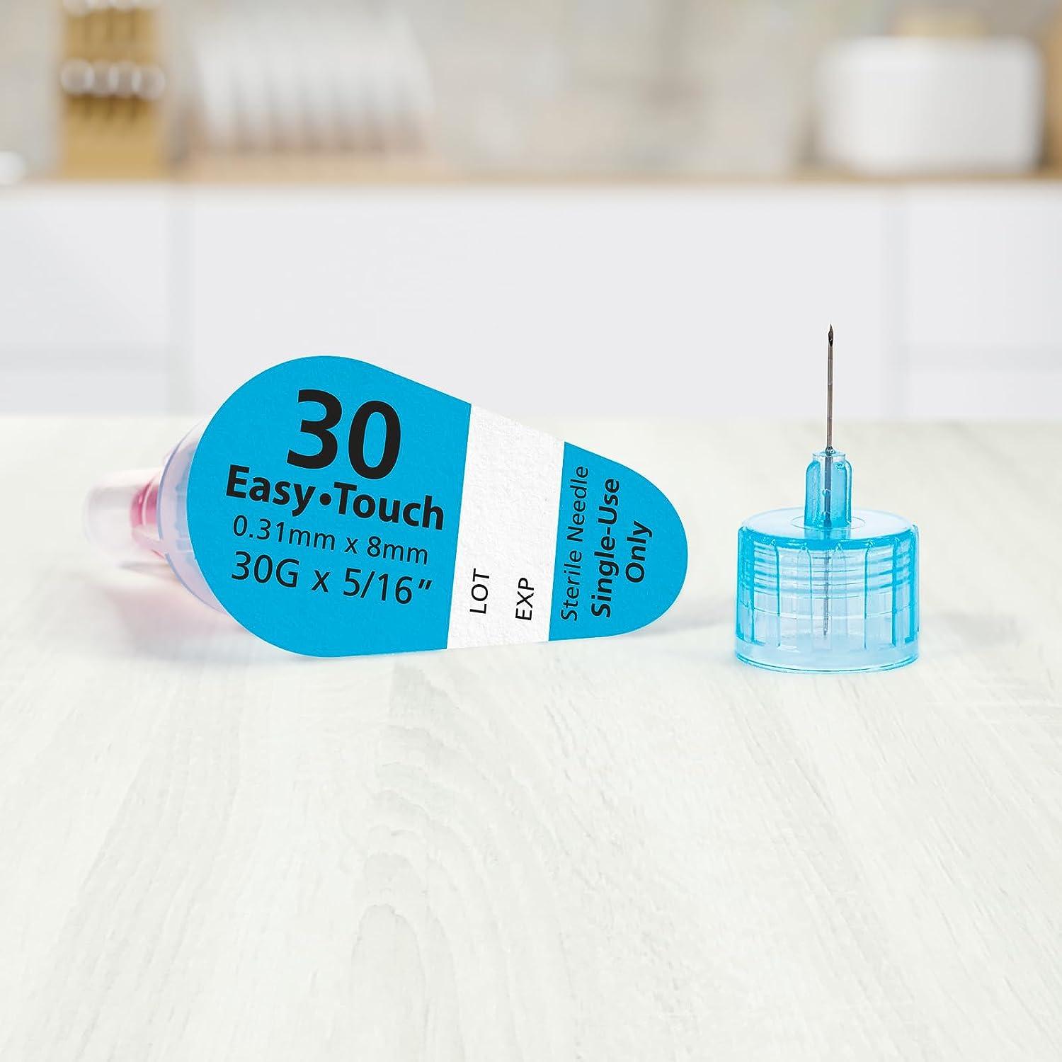 Easy Touch Insulin Pen Needles 30G 5/16-Inch/8mm - Box of 100 | Buy Now with Express ...