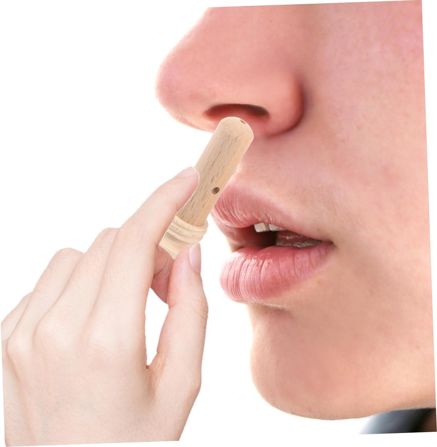 Wooden Incense Sticks Set with Nasal Tube Inhaler - Fragrance Sniffing ...