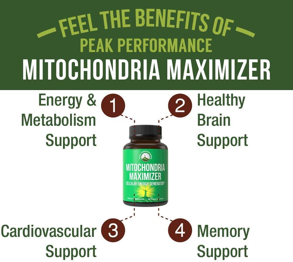 Mitochondria Maximizer with CoQ10, PQQ & MCT Oil - 60 Vegetarian ...