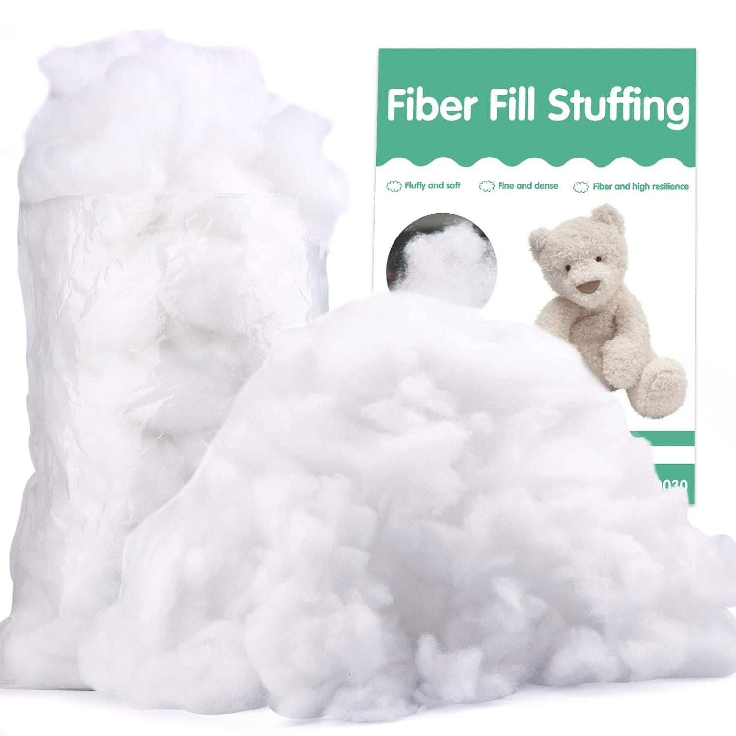 28.2oz Premium Polyester Fiberfill for Pillow & Animal Craft Stuffing ...