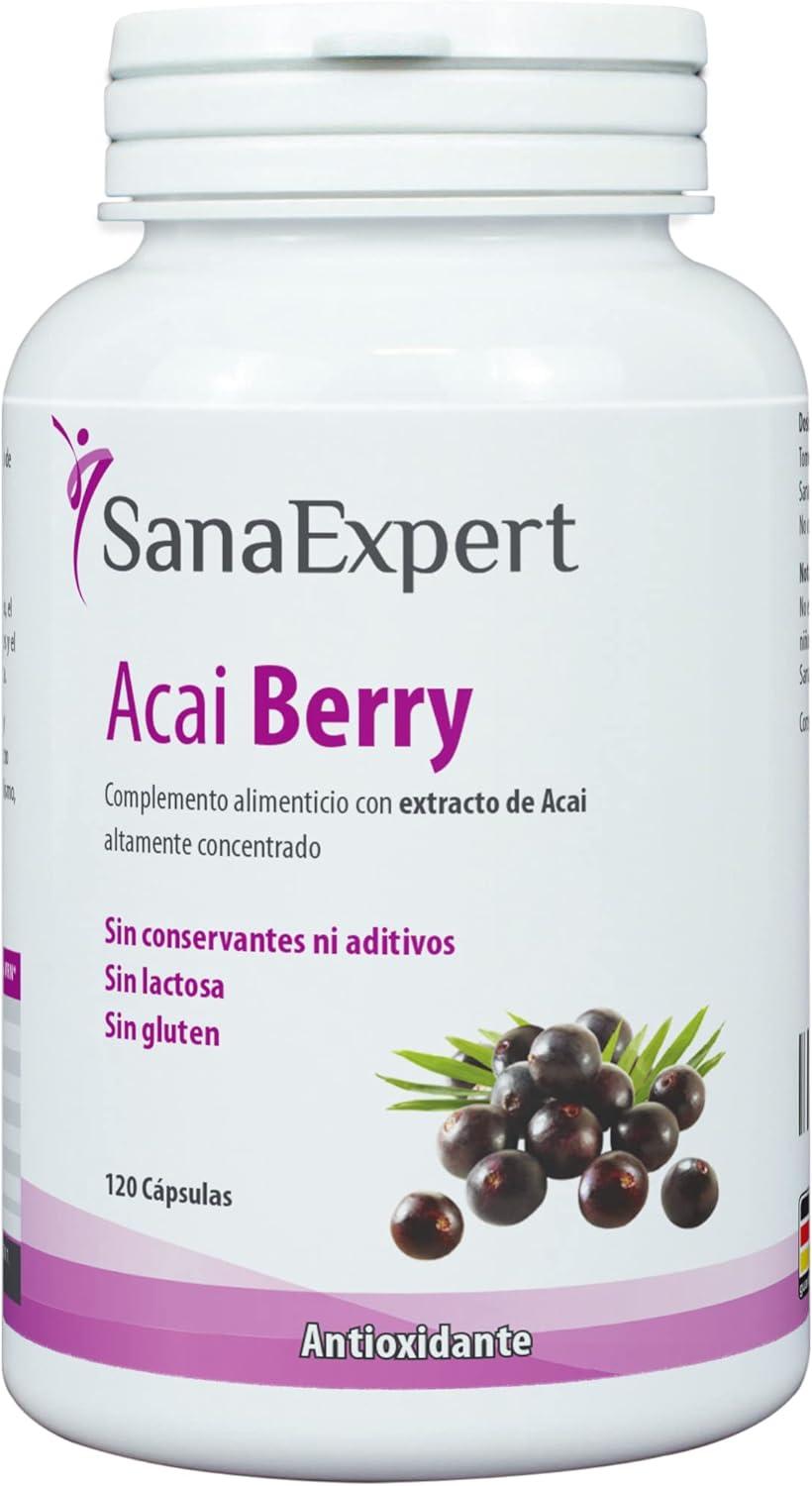 SanaExpert Acai Berry Supplement - Vegan Antioxidant with Pure Extract ...