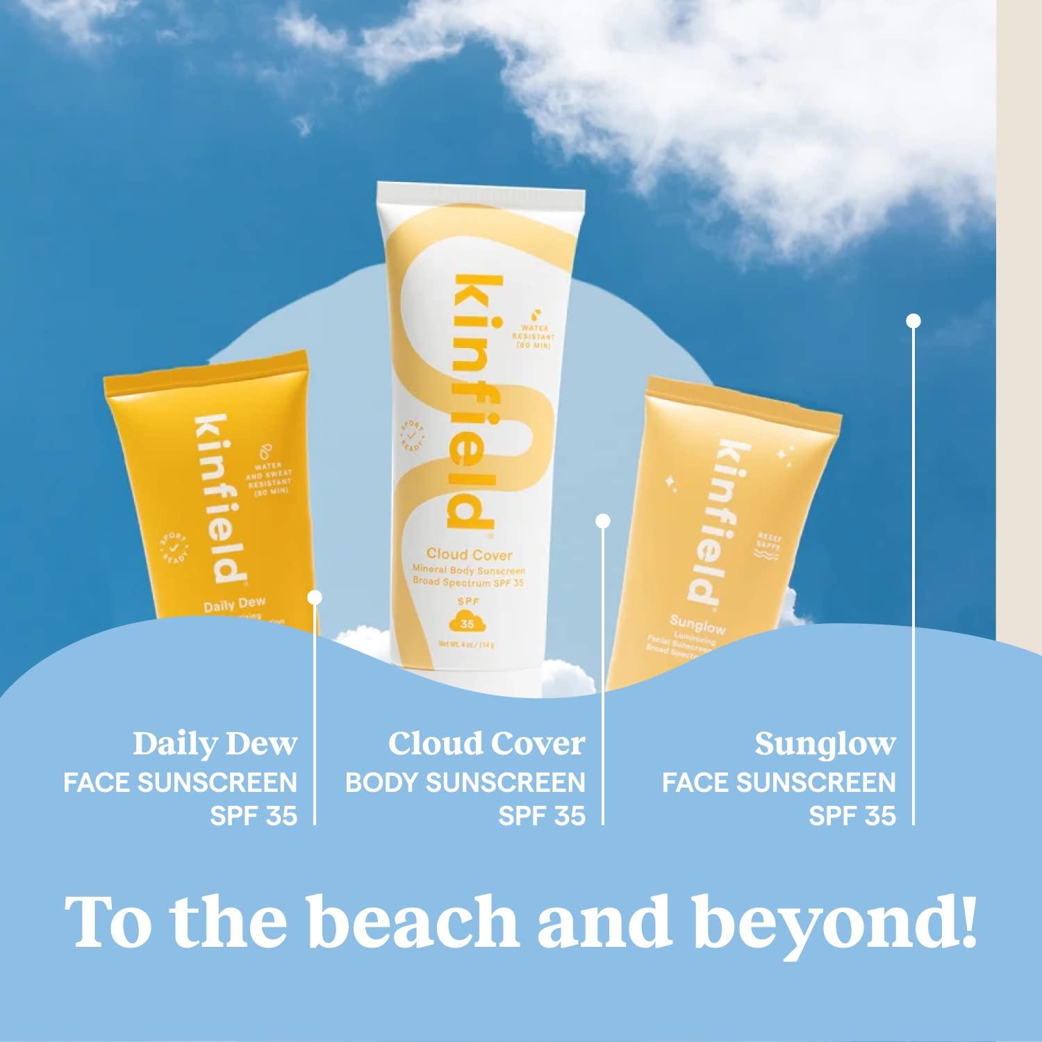 Kinfield Sunglow Mineral Sunscreen for Face SPF 35 - Luminizing Tint ...